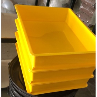 Plastic Yellow Tray /Basin kuning/Yellow Plastic Cake Tray / Bread Tray ...