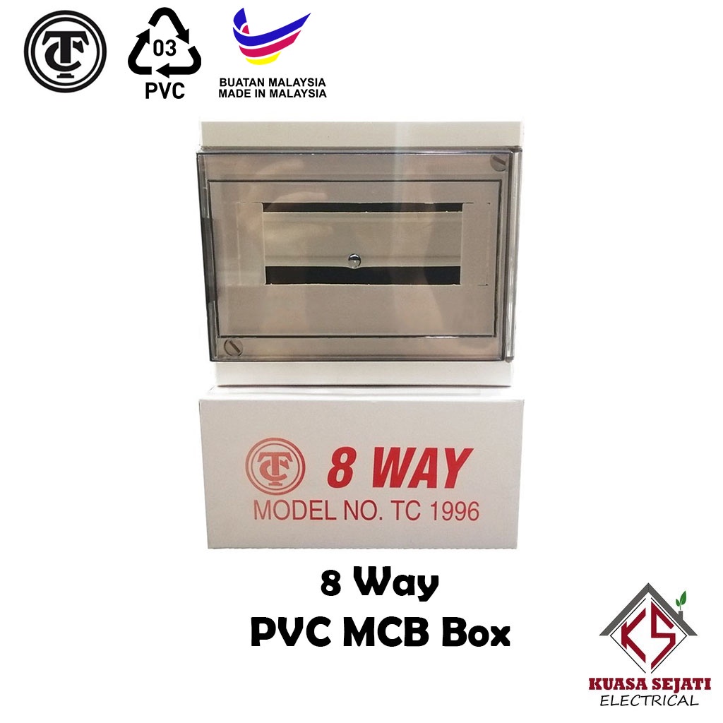 TC Surface PVC MCB DB BOX / 6 Way to 39 Way Consumer Unit / Consumer ...