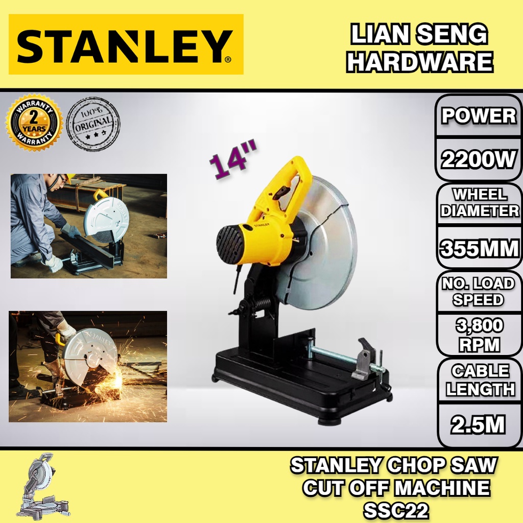 STANLEY CHOP SAW CUT OFF MACHINE SSC22 | Shopee Malaysia