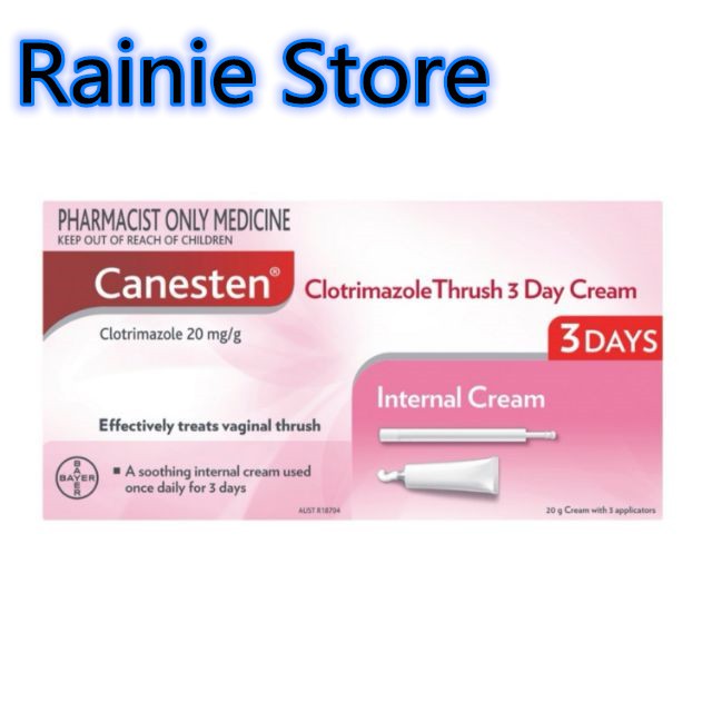 (Ready Stock)Bayer Canesten Clotrimazole Thrush Treatment 3 Day Cream ...