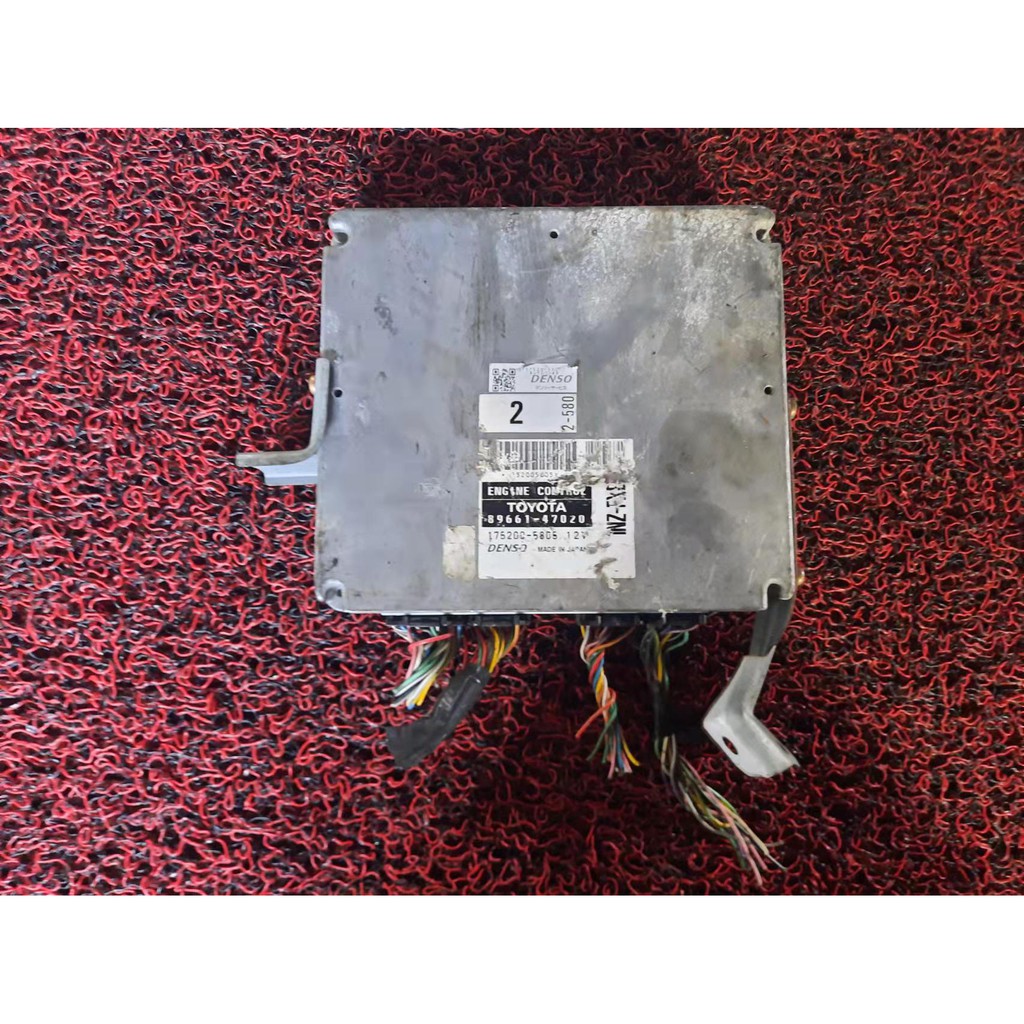 TOYOTA PRIUS NHW1 89661-47020 1NZ-FXE ECU ENGINE COMPUTER (USED)(NO ...