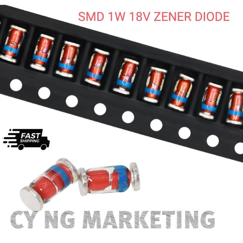 1PC SMD Zener Diode 1W 18V LL-41 ZM4746A | Shopee Malaysia