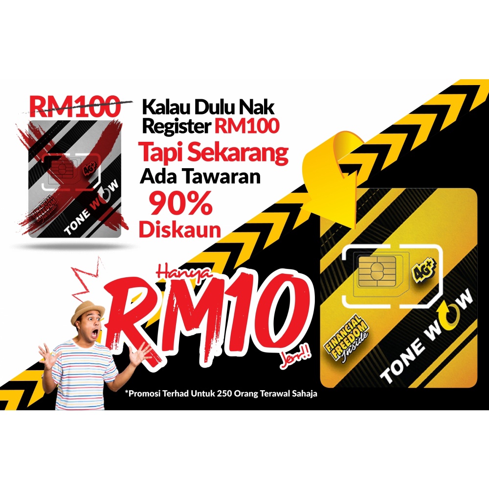 TONE WOW USER - RM10 SAHAJA 🔥‼️FLEXI [TWE/TWP]‼️🔥 | Shopee Malaysia