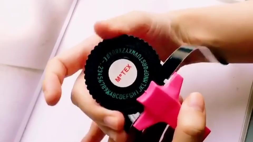 3D Portable Label Maker Tagging Sticker Name Printer Alphabet Sticker ...