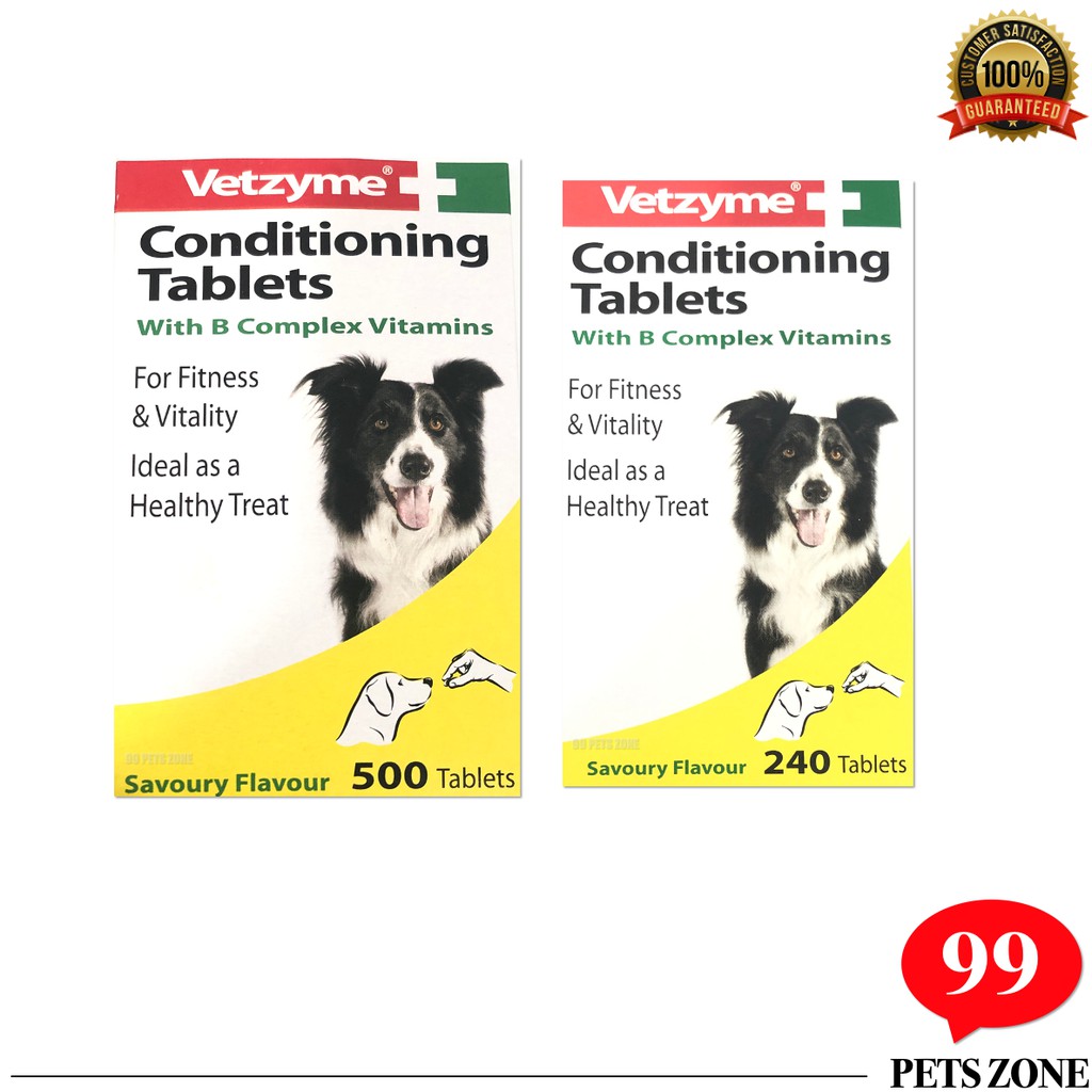 Vetzyme Conditioning Tablets 500 tablets (EXP:04/26) | Shopee Malaysia