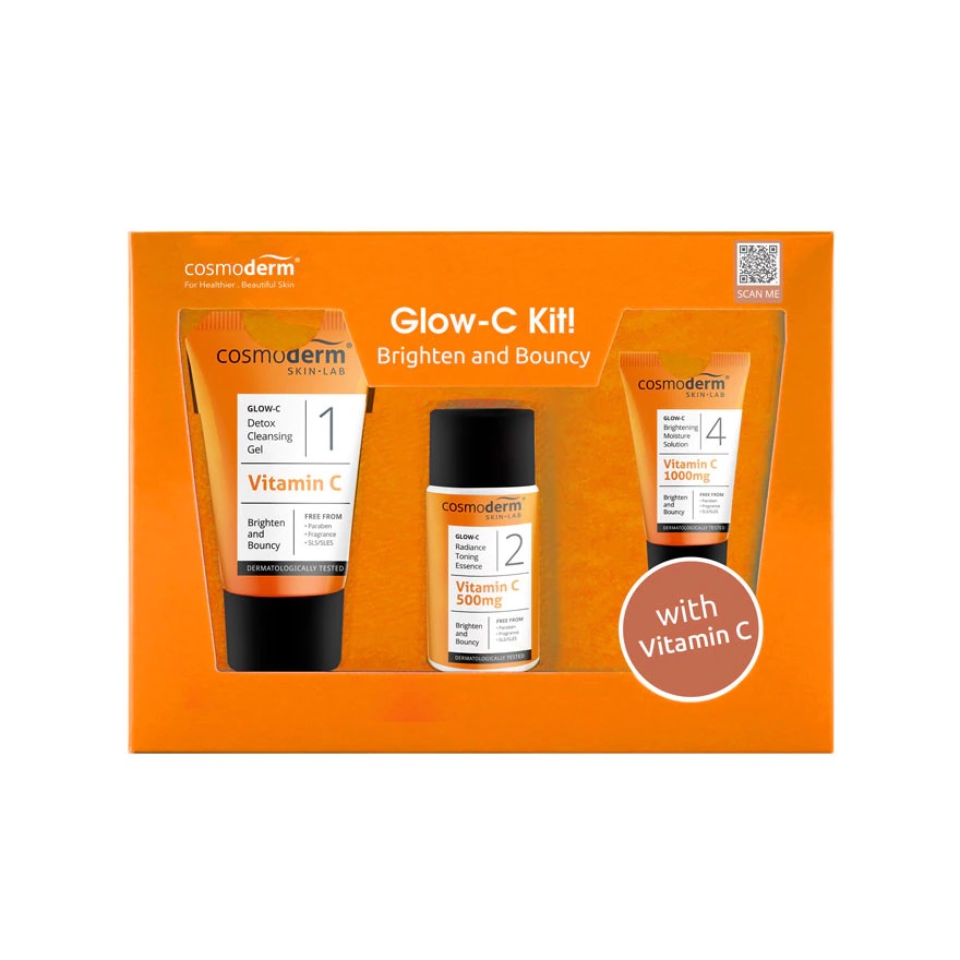 Cosmoderm Glow-C Mini Set / Travel Kit / Starter Kit / Trial kit - 1 ...