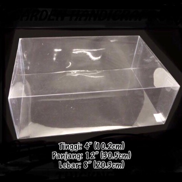 #KH0004 4”x8”x12” Kotak PVC Malaysia Box Hantaran Bersembunyi | Shopee ...