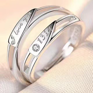 KOREAN STYLE 💍 S925 Elegance Couple Rings 💍 Silver Man & Woman Cincin Perak 🔥 READY STOCK 🔥 ...