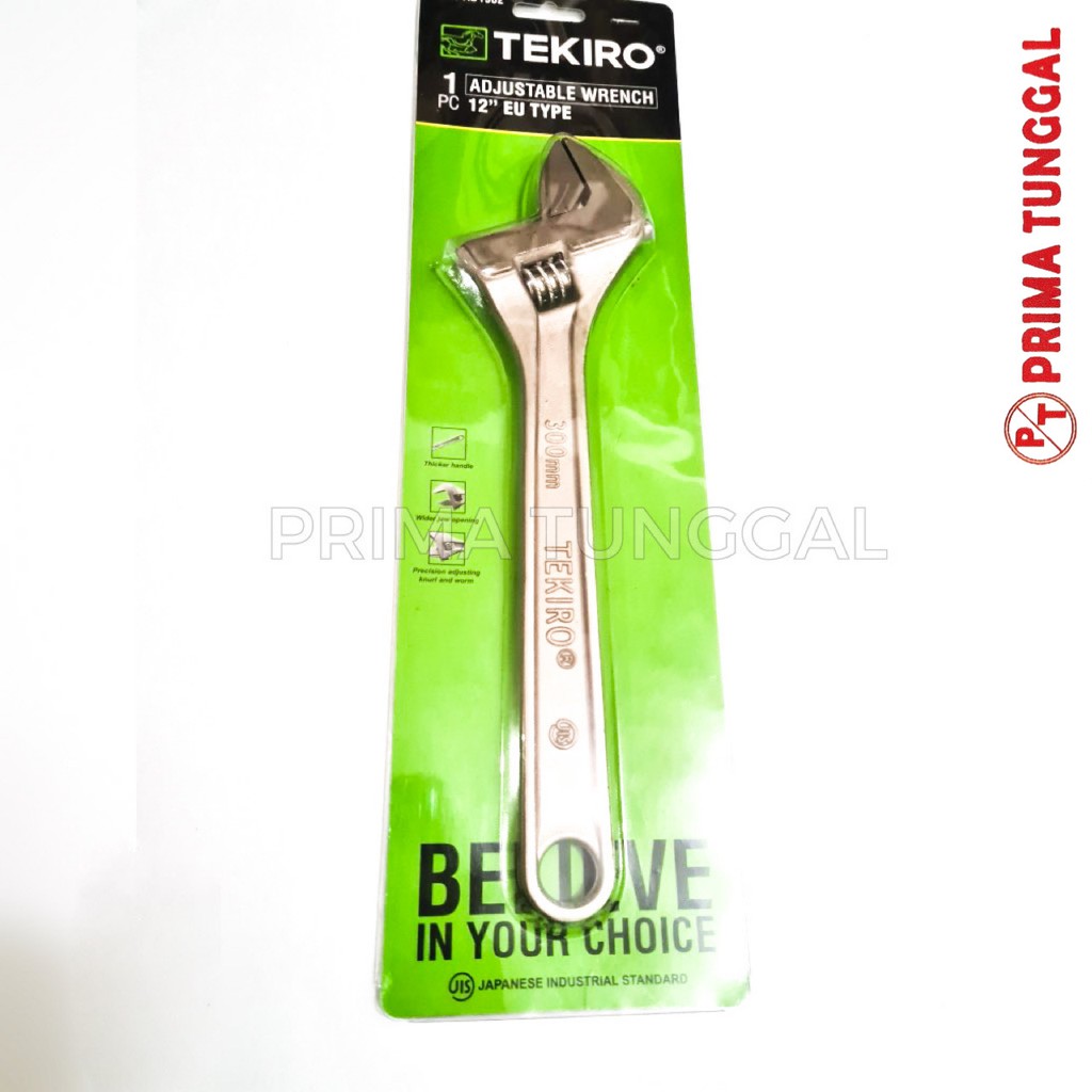 12" Tekiro Adjustable Wrench Pipe Wrench Pipe Bolt Wrench | Shopee Malaysia