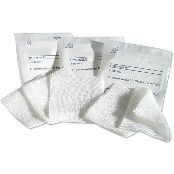 Sterile Gauze Swab (7.5 x 7.5 cm,5 X 5cm, 10 x 10cm) | Shopee Malaysia