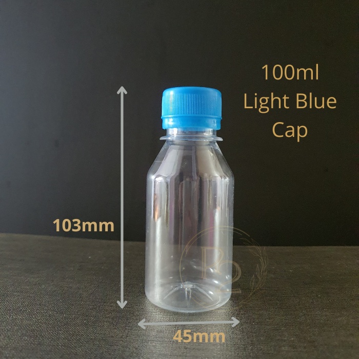 PET 2 100ML Empty Bottle Flip Top Cap Botol Kosong Botol Penutup Flip ...