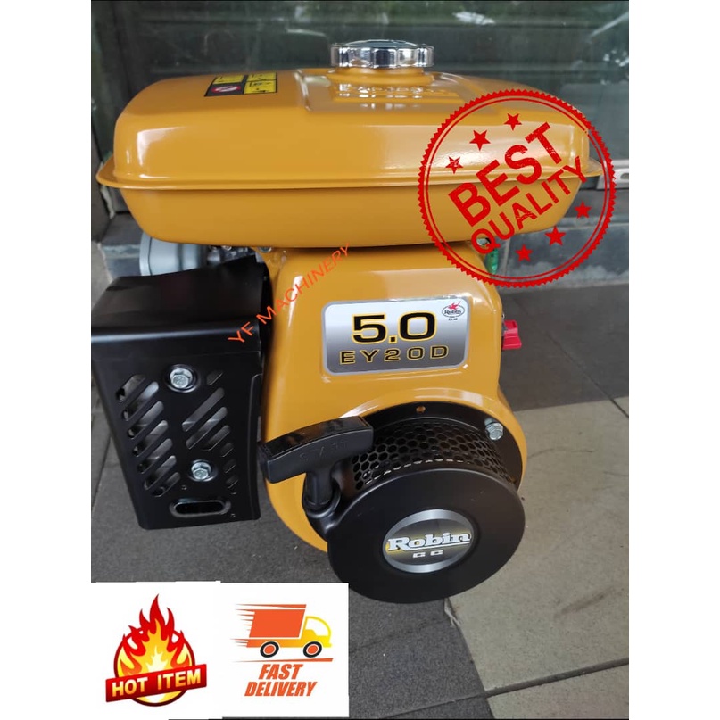 ready stock 100% ORIGINAL Robin 5.0hp EY20D Gasoline Engine Shaft 19mm ...
