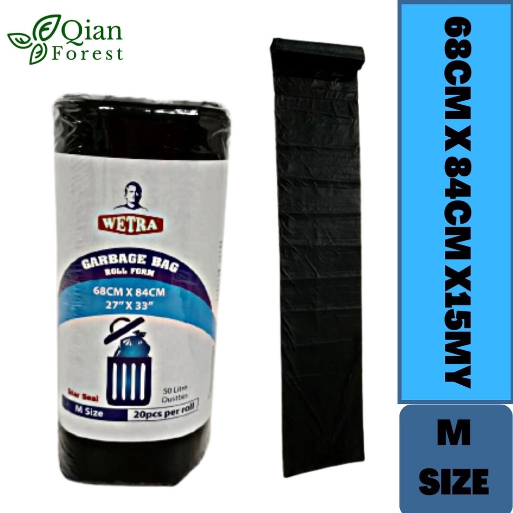 Garbage Bag Roll Form M Size 68CMX84CMX15MY 【READY STOCK MALAYSIA ...