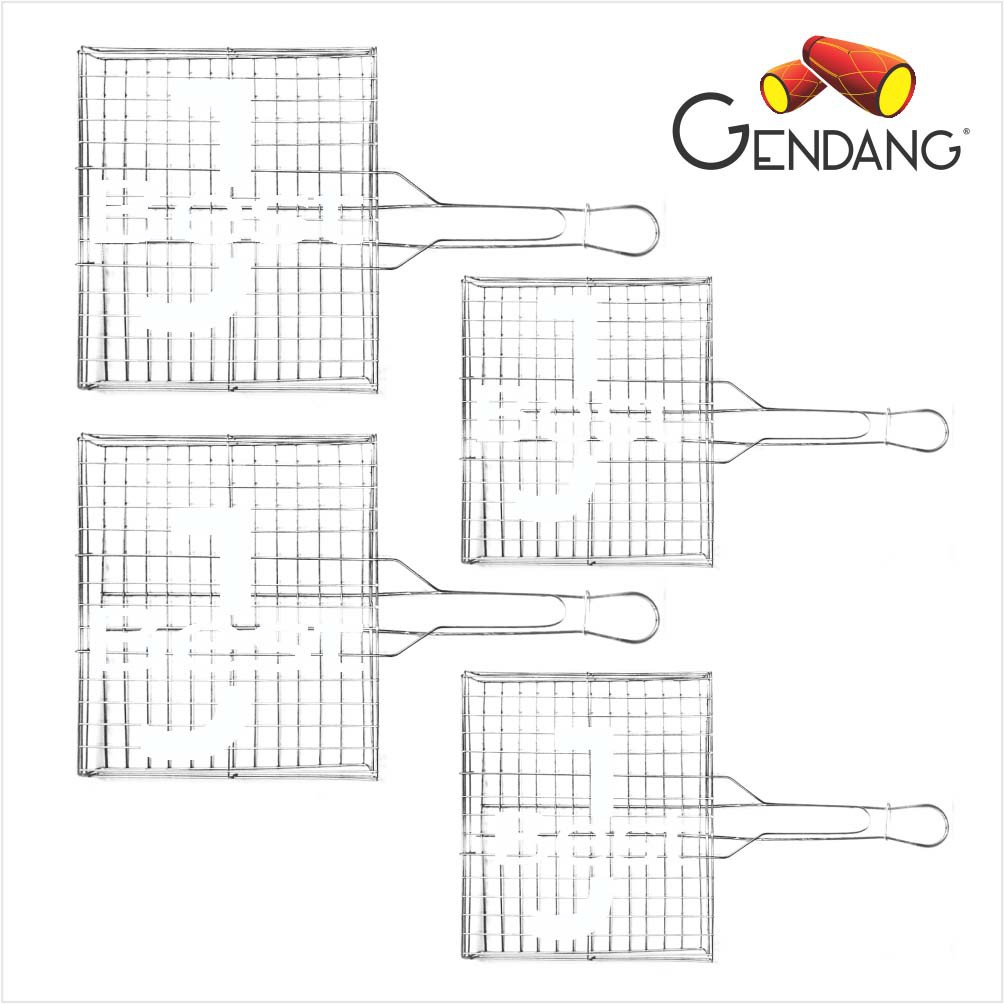 Gendang Chrome Fish Toaster Grill Chicken (2 x XL and 2 x NO01)Combo ...