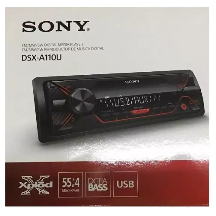 Sony DSX-A110U media receiver with USB (red) | Shopee Malaysia