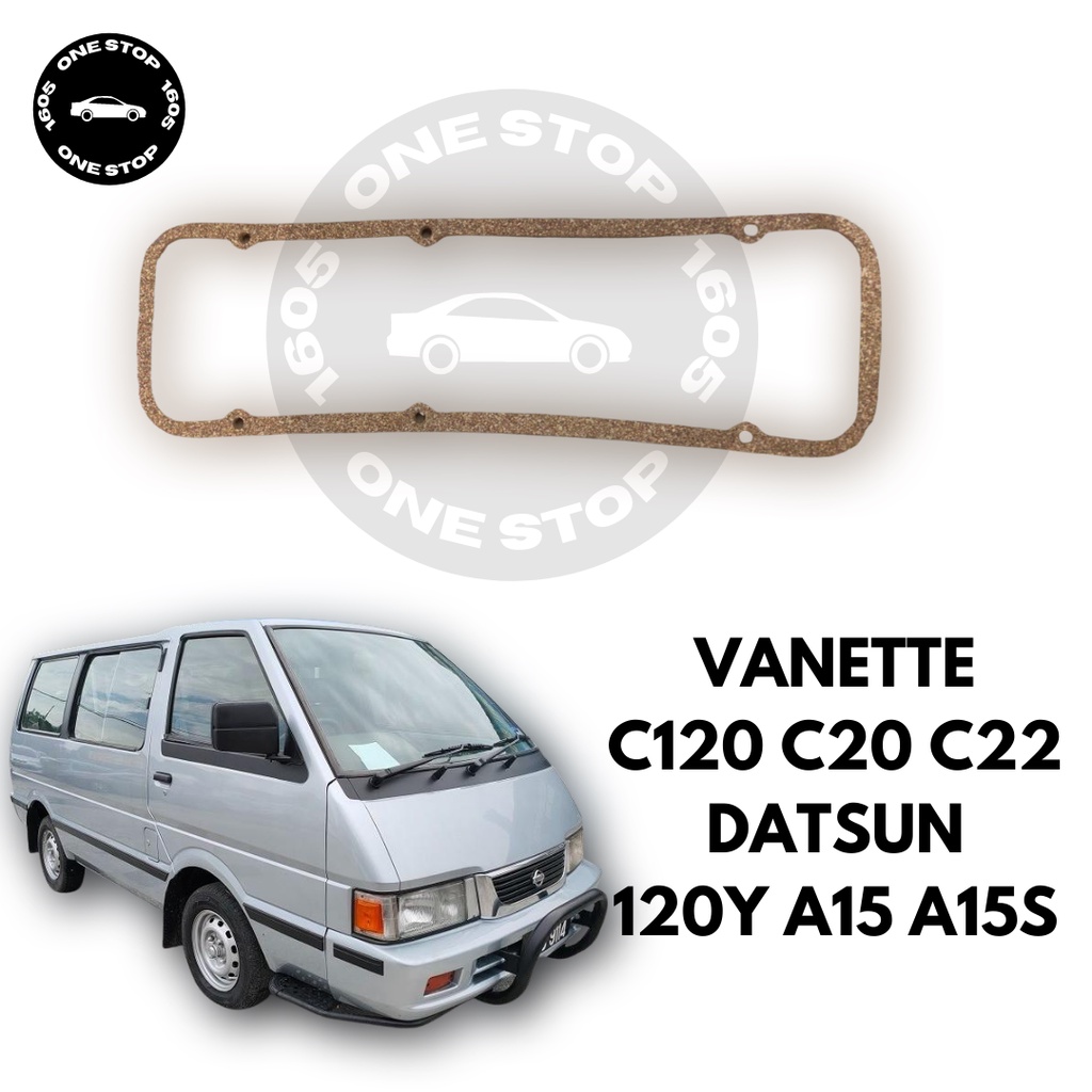 NISSAN VANETTE C120 C20 C22 DATSUN 120Y A15 A15S VALVE COVER GASKET ...