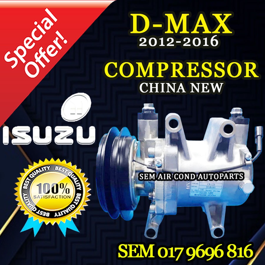 ISUZU D-MAX 2012-2016 YEAR 2.5CC/ 3.0CC CHINA NEW CARSONIC COMPRESSOR ...