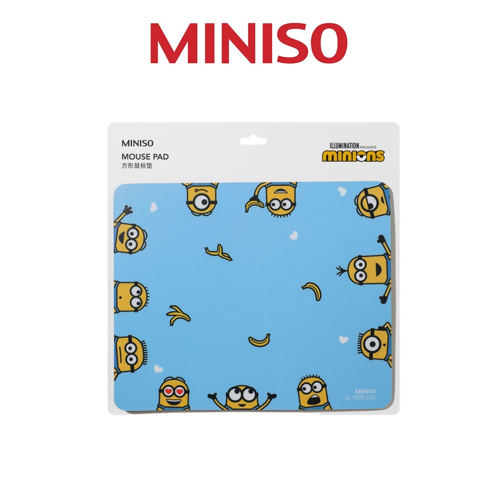 MINISO Minions Collection Square Mouse Pad (Blue & Yellow) | Shopee ...