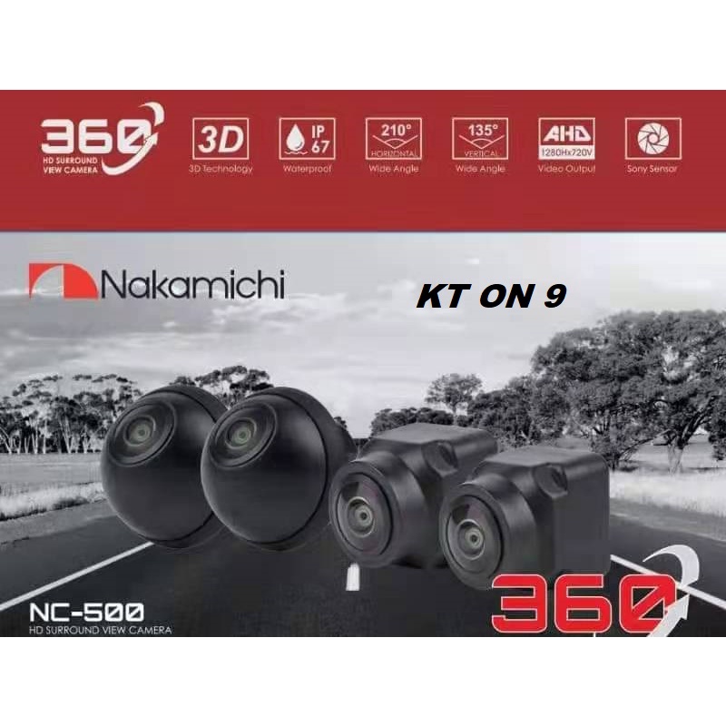 Nakamichi NC-501 - AHD 1080P 360 Camera | Front / Rear / Right / Left ...