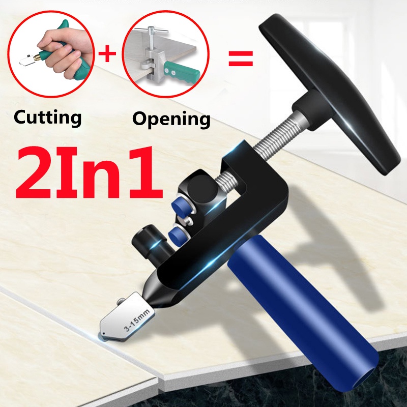 Manual Tile Mirror Knife Multifunctional Glass Cutter Knife Set Tile ...