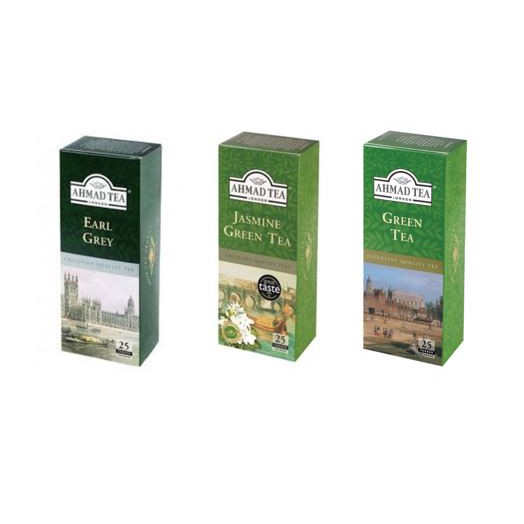 AHMAD TEA Tea Range 25bg 50gm ( Green Tea / Jasmine Green Tea ...