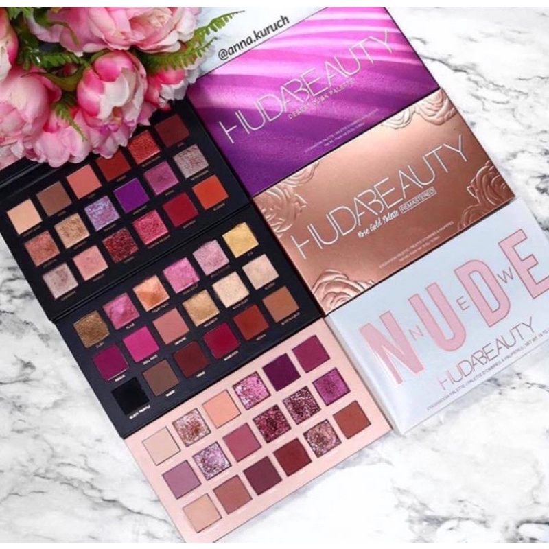 PROMOTION 🔥HUDA BEAUTY EYESHADOWS PALLET HOT COLOURS 😍 | Shopee Malaysia