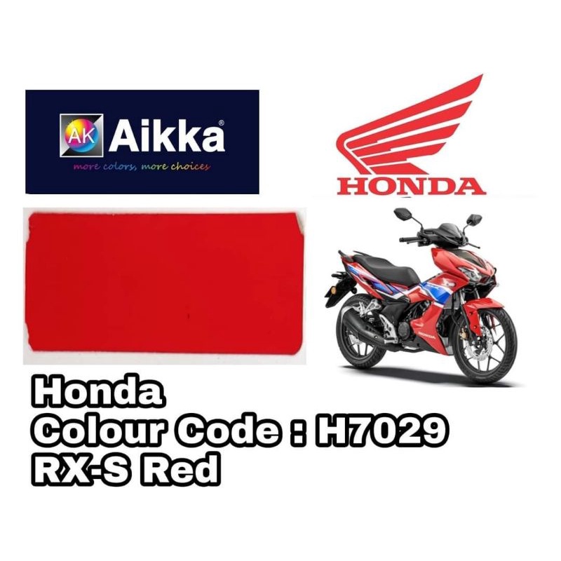 Honda H7029 RXS Red - Aikka Motor Colour | Shopee Malaysia