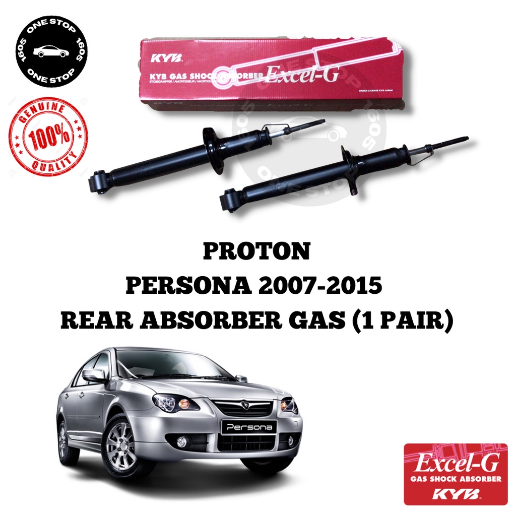 PROTON PERSONA 2007-2015 BELAKANG/ REAR KYB KAYABA EXCEL G ABSORBER GAS ...