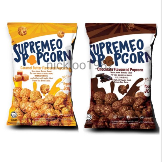 Supremeo popcorn 60g-caramel/chocolate | Shopee Malaysia