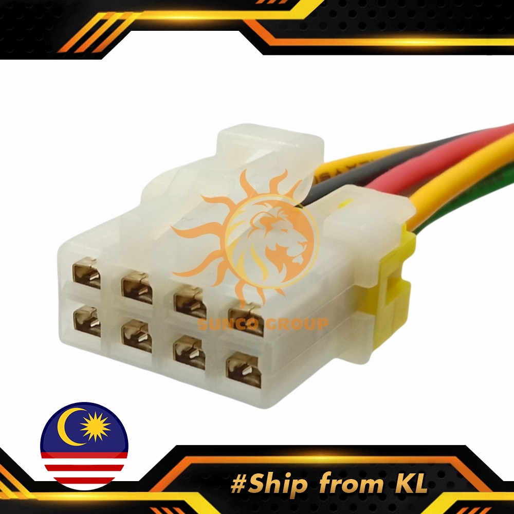 8 Pin Nissan Vanette C22 Head Lamp Turn Signal Switch Van Socket ...