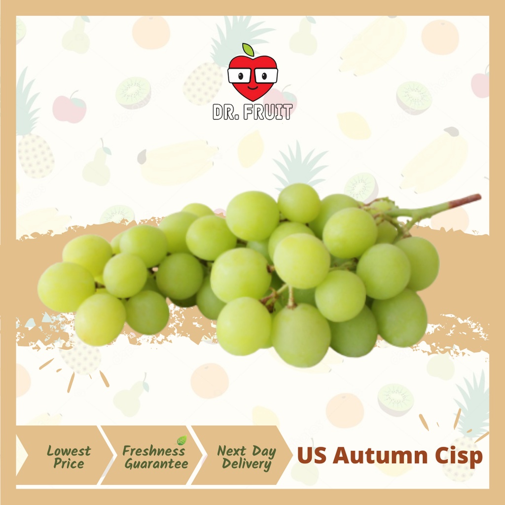 USA Autumn Crisp Green Seedless Grapes *Yellowish but Sweet & Crunchy ...