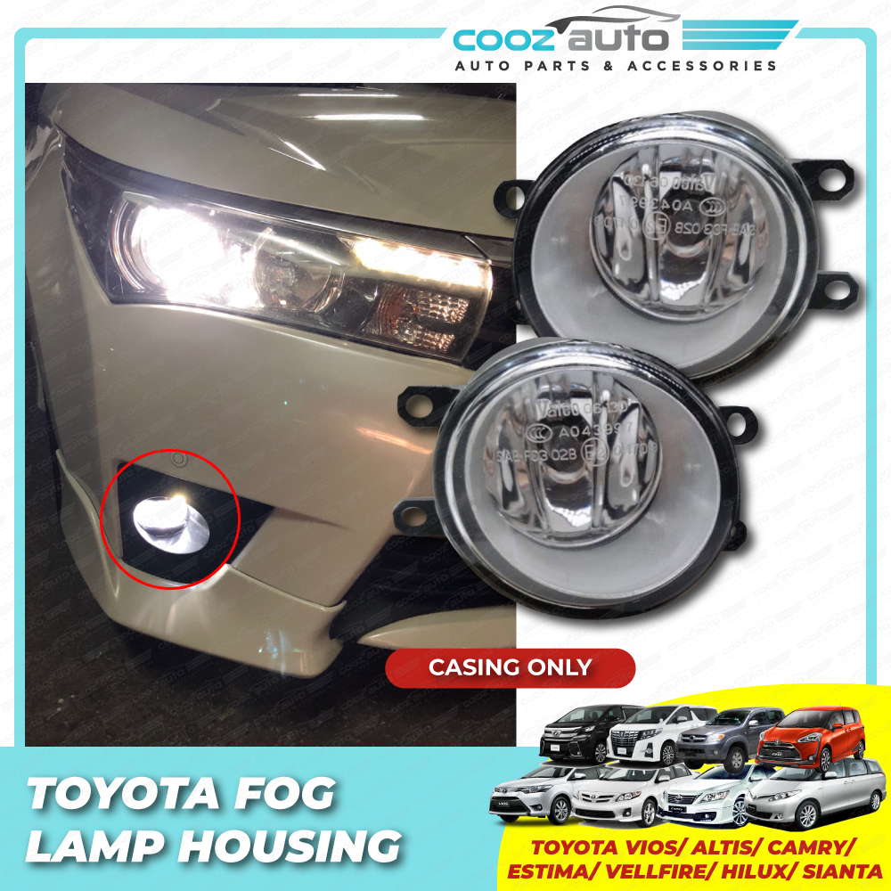 Toyota Vios 2013 - 2018 Altis Camry Estima Vellfire Hilux Sianta OEM Fog Lamp Housing | Shopee ...