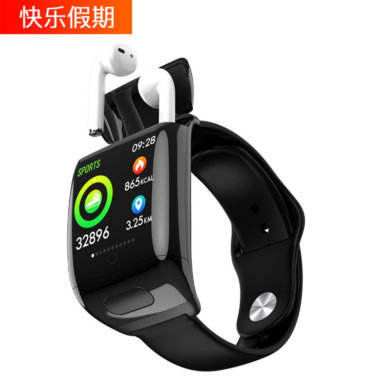 New g36 large screen call Bracelet smart heart rate Bracelet two in one ...