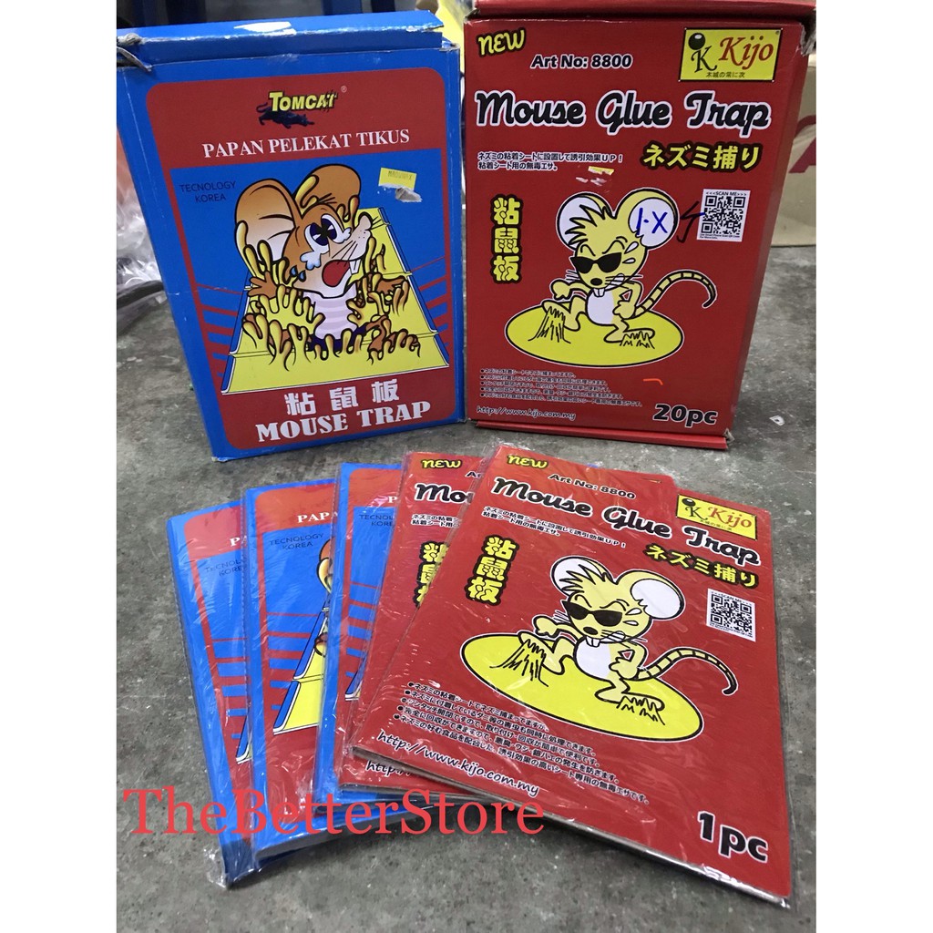 Mouse Sticker Trap / Papan Pelekat Tikus / Perangkap Tikus (READY STOCK ...