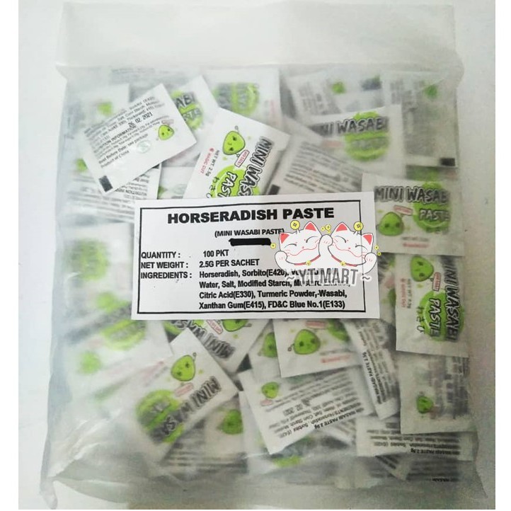 Wasabi Mini Sachet 2.5g x 100's | Shopee Malaysia