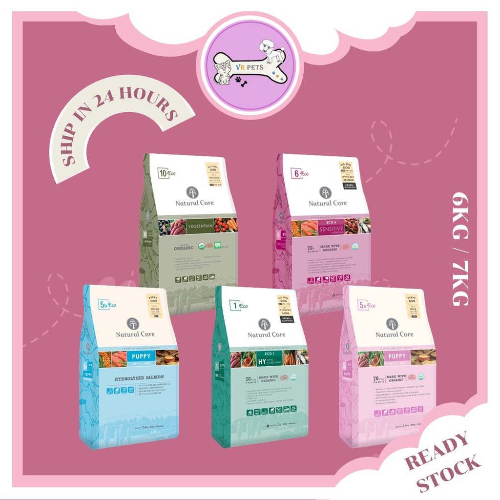 [Bar Code Available] Natural Core Dog Food 6KG / 7KG - (Natural Core ...