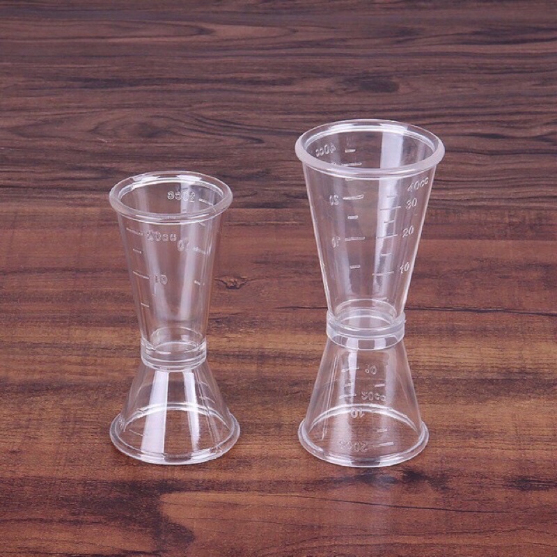Jigger double-ended plastic measuring cup with graduations for 10/20ml ...