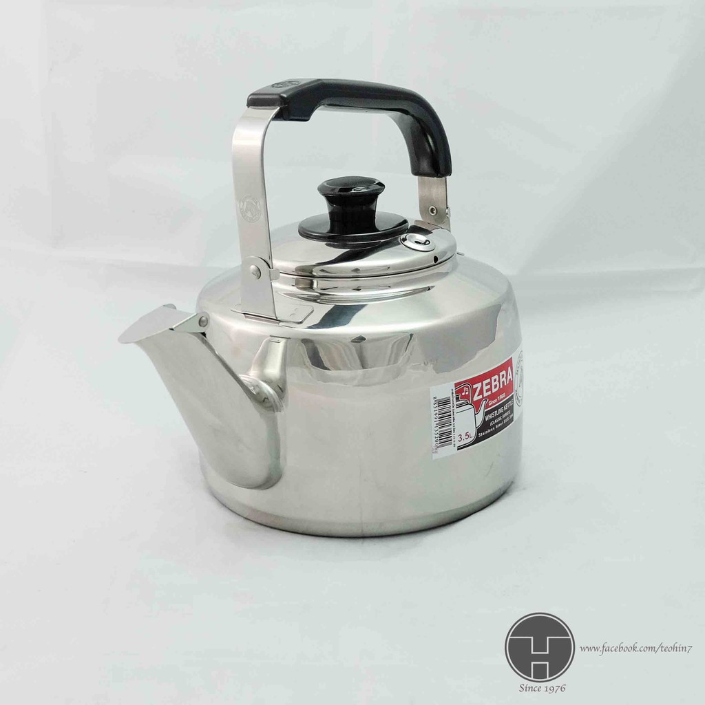 [TeoHin] 3.5L Zebra SUS 304 S/Steel CLASSIC Whistling Kettle, Cerek ...