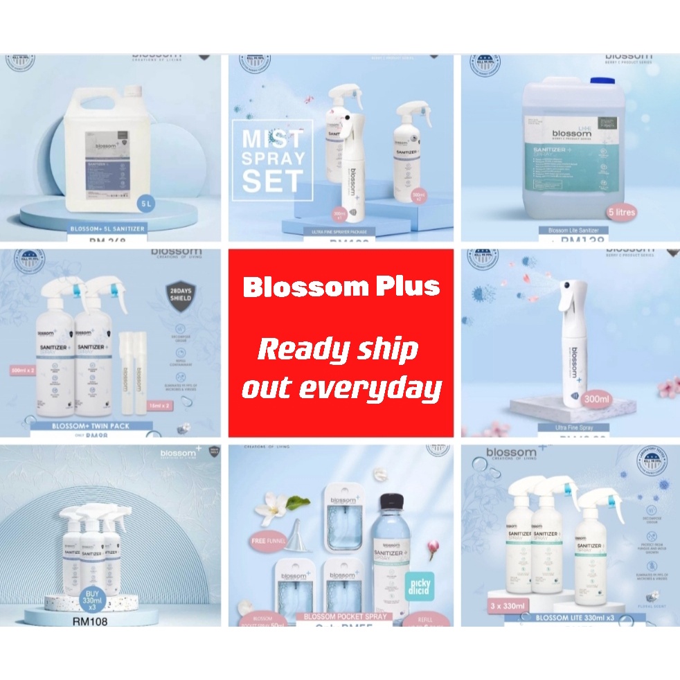Blossom Hand Sanitizer / Spray Sanitizer *Alcohol Free, Refillable ...