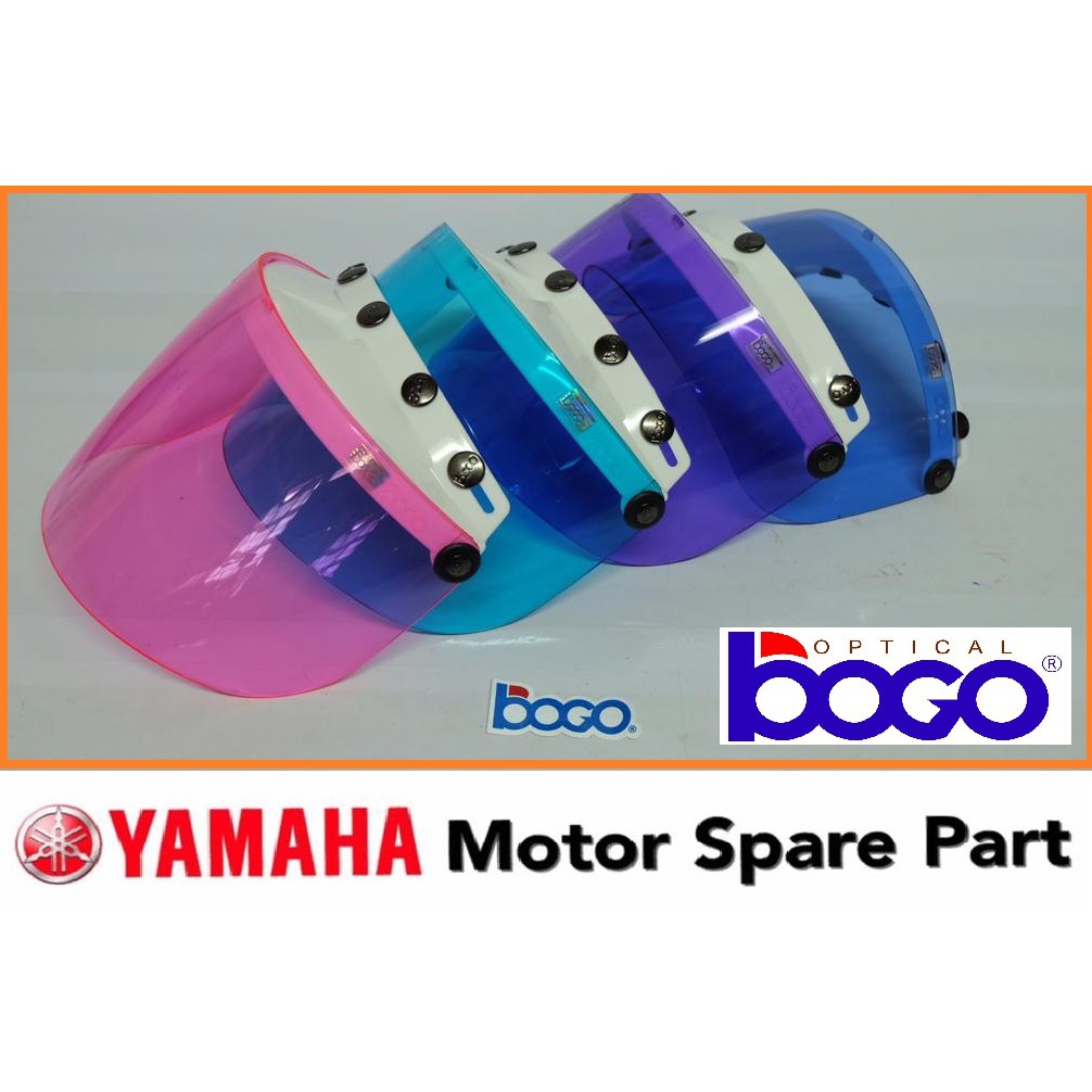 BOGO VISOR 5 BUTTON PINK / PURPLE / TURQUOISE / BLUE | Shopee Malaysia