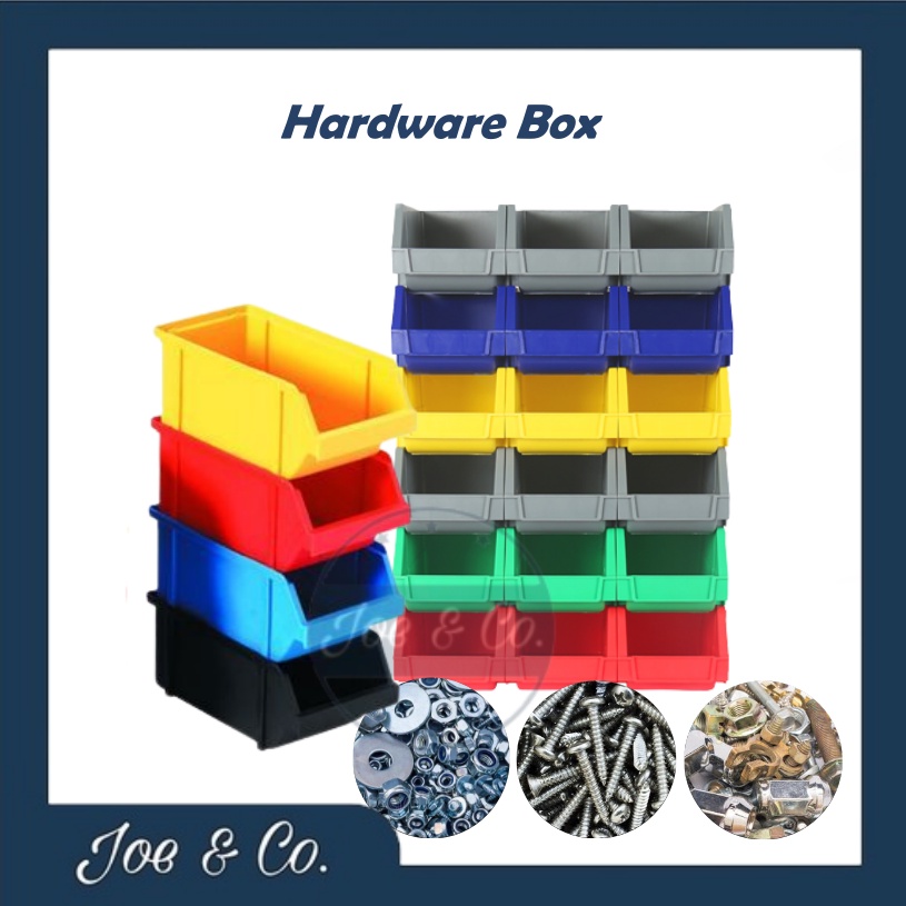 Stackable Multi Tool Industrial Storage Bin Basket Hardware Heavy Duty ...