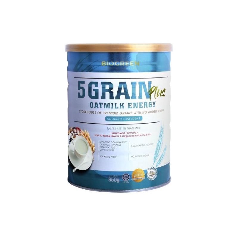 BIOGREEN 5 Grain Plus Oatmilk Energy (No Added Cane Sugar)五榖Plus燕麦植物奶 ...