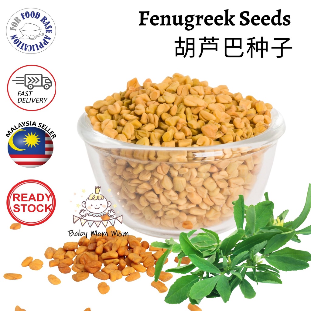 Premium Fenugreek Seeds 200g 有机葫芦巴籽 (INDIA)/ Biji Halba / Biji ...