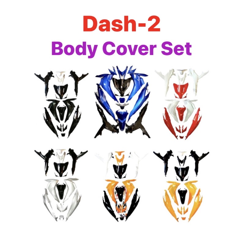 HONDA WDASH-II COVER SET (ST) // WAVE DASH 110 V2 DASH2 DASH 2 COVER SET COMPLETE REPSOL BODY ...