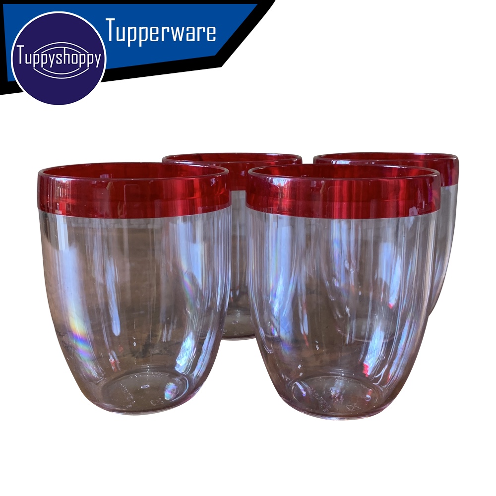 Tupperware Mini Clear Drinking Glass (1Pcs) | Shopee Malaysia