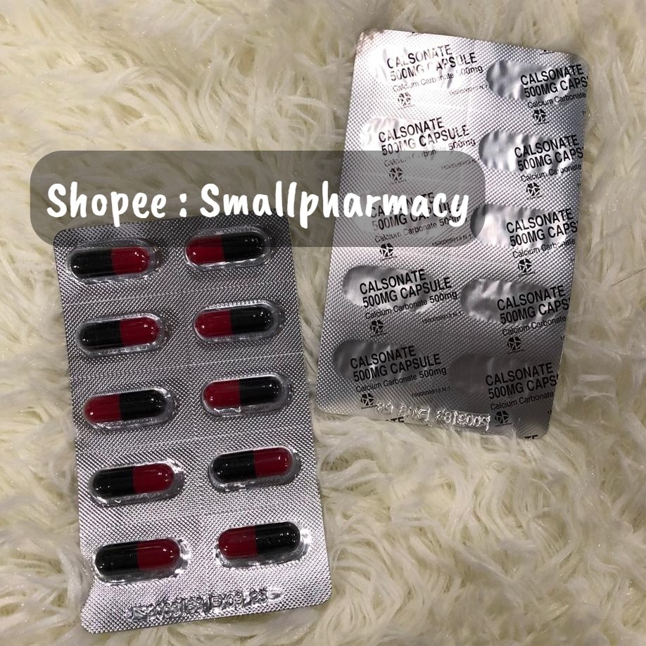 New Packaging - Calsonate Calcium Carbonate capsule 500mg | Shopee Malaysia