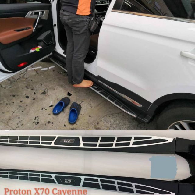 Proton X70 side step running board stainless steel | Shopee Malaysia