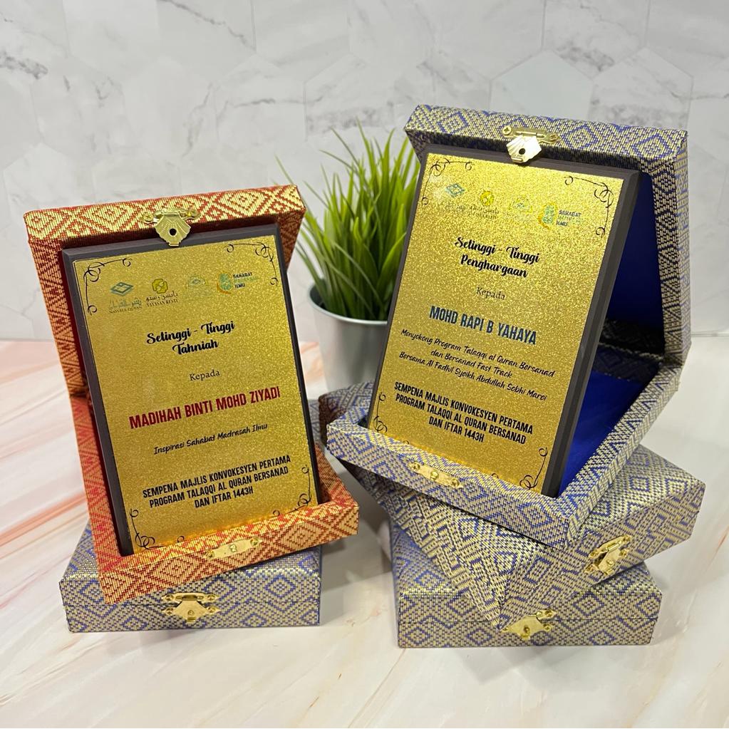 PLAK KAYU SONGKET BOX CENDERAHATI + Printing Plate / Sticker | Shopee ...