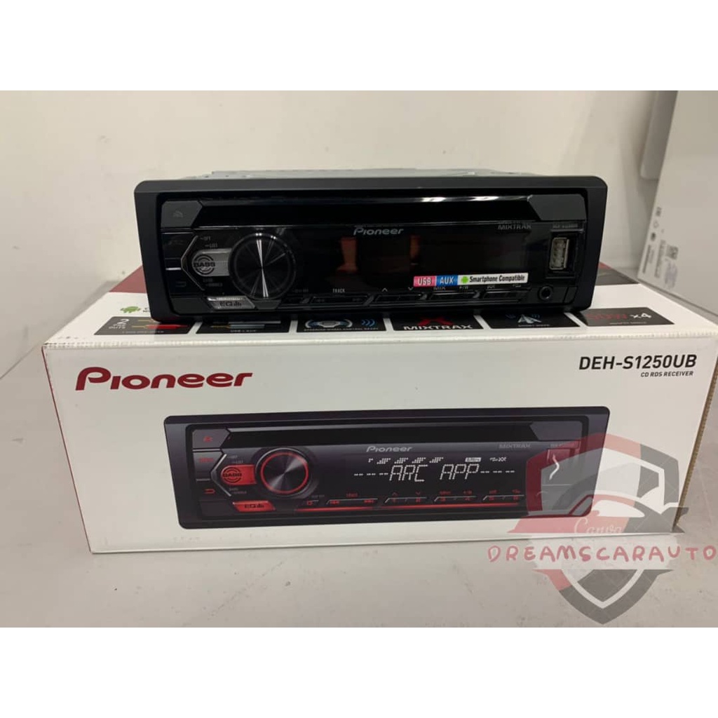 100% ORI PIONEER DEH-S1250UB Audio Receiver SINGLE DIN #PERODUA#PROTON#TOYOTA#NISSAN#HONDA#MAZDA ...