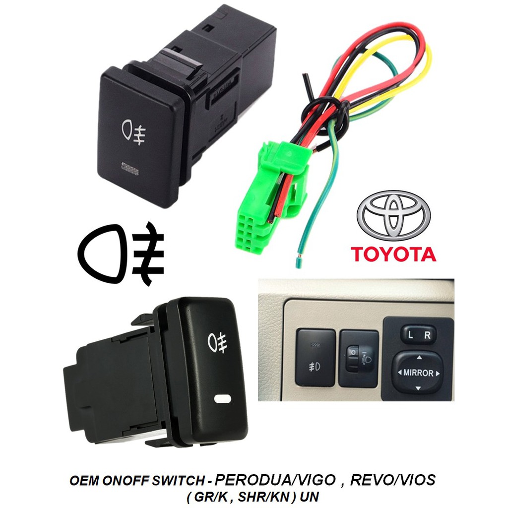 💥Ready Stock💥 OEM ON OFF SWITCH LED PERODUA AXIA ARUZ BEZZA ALZA MYVI ...